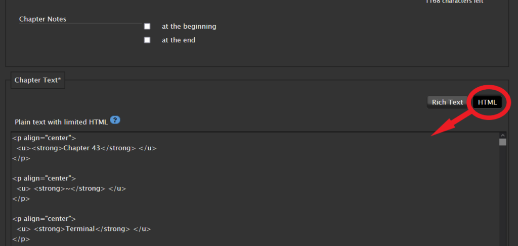 SECTION 3 – ADDING CHAPTERS – PMD Fanfiction